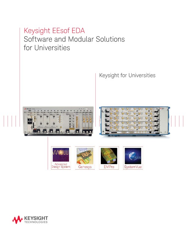 Keysight EEsof EDA Software and Modular Solutions for Universities PDF Asset Page | Keysight